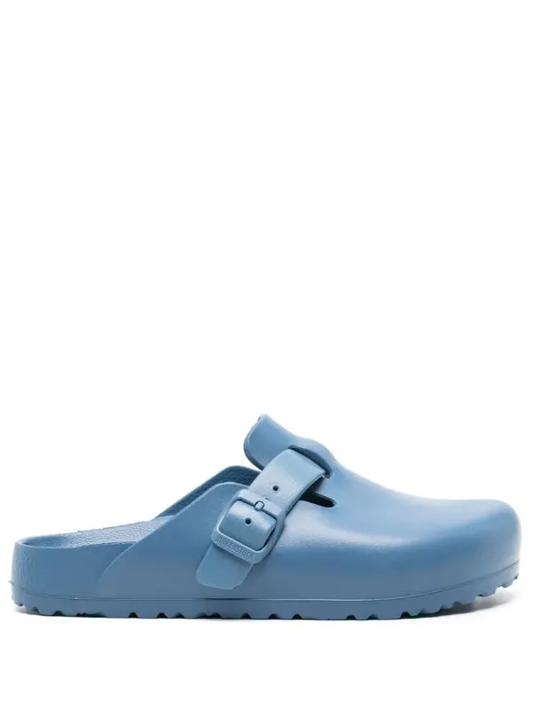 BIRKENSTOCK Boston Buckled Slippers - Blue