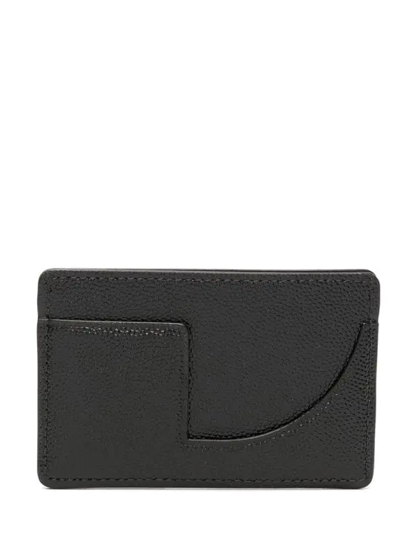 Patou Jp Leather Cardholder - Black