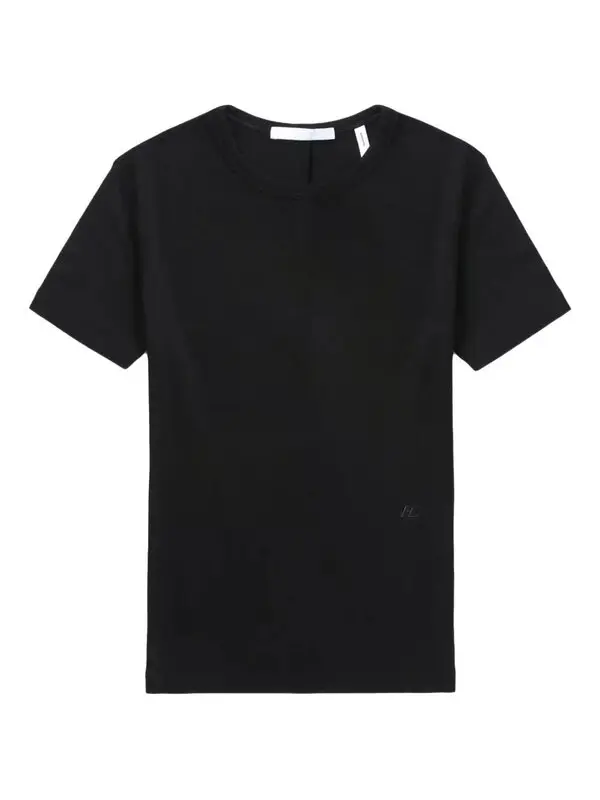 Helmut Lang Shrunken Ribbed-knit Top - Black