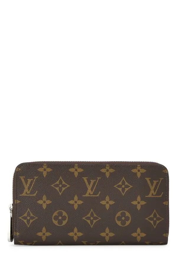 LOUIS VUITTON Blue Monogram Canvas Zippy Continental