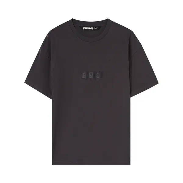 Palm Angels Gd Box Logo Tee - Black