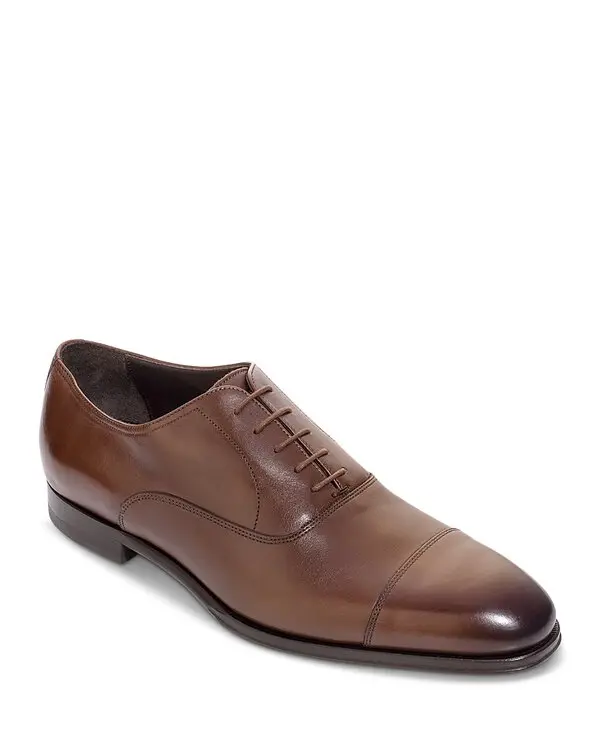 To Boot New York Nico Cap Toe Oxford - Burnished Brown