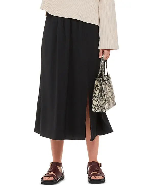 Whistles Eva Pull On Skirt - Black