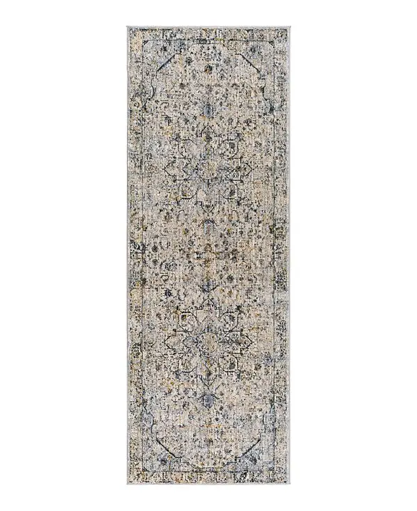 LIVABLISS Laila Laa-2310 Runner Area Rug, 2'7 X 7'3 - Gray/teal