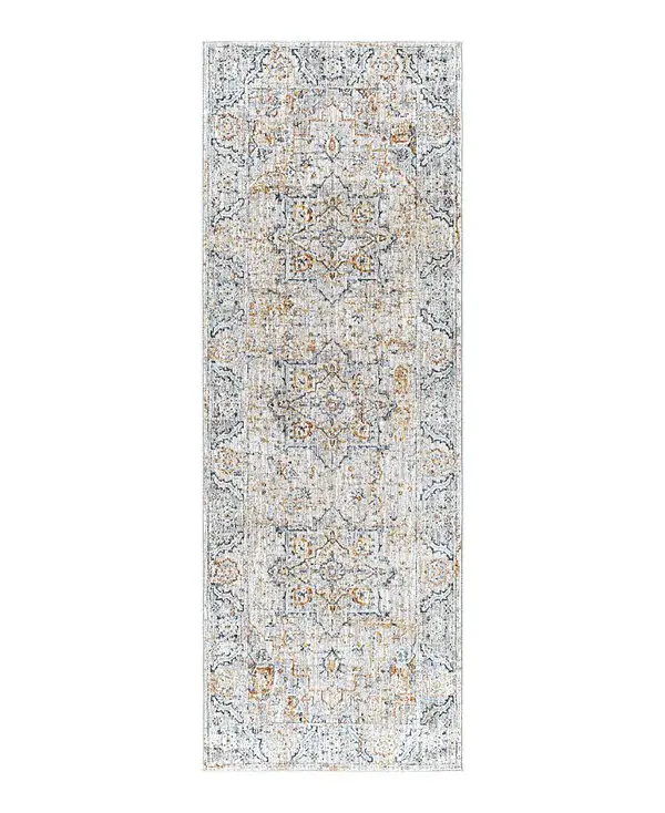 LIVABLISS Laila Laa-2312 Runner Area Rug, 2'7 X 7'3 - Silver