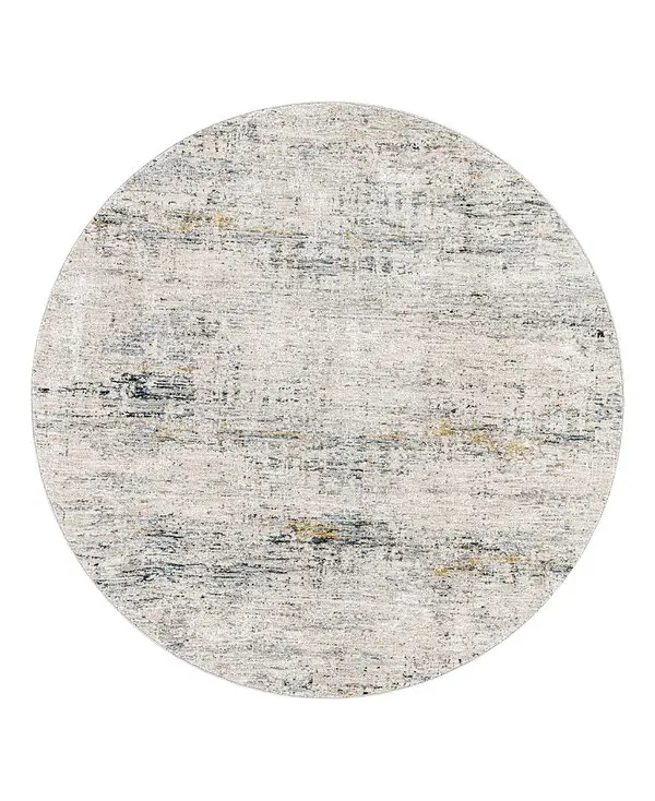 LIVABLISS Laila Laa-2308 Round Area Rug, 7'10 X 7'10 - Gray/teal