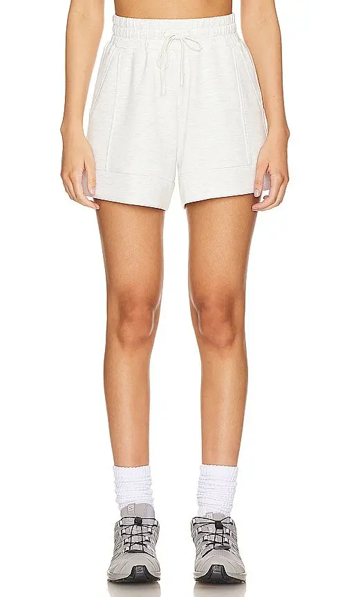 Varley Atrium Short - Ivory Marl