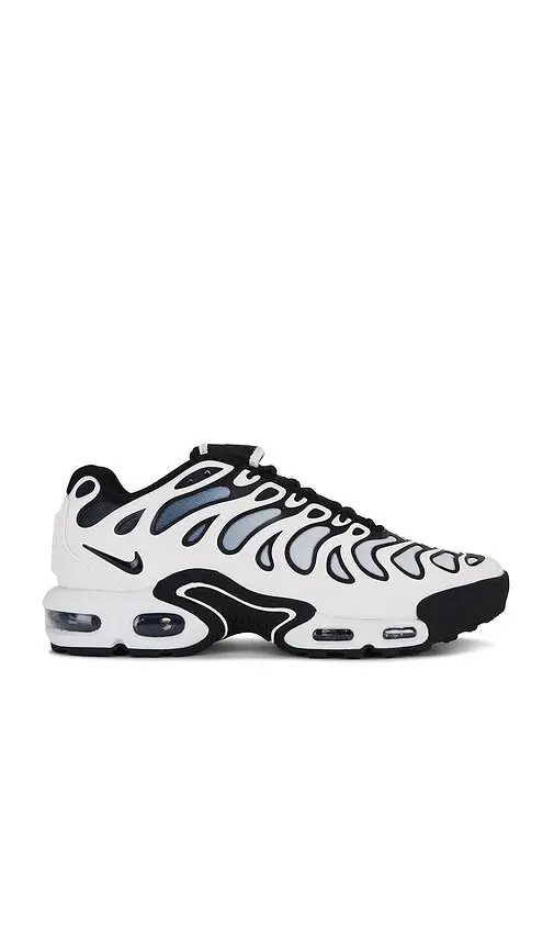 Nike Air Max Plus Drift - White  Black & Metallic Silver