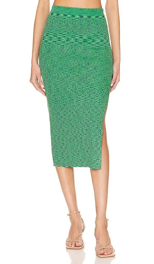 JOHN & JENN BY LINE Rhodes Ribbed Knit Skirt