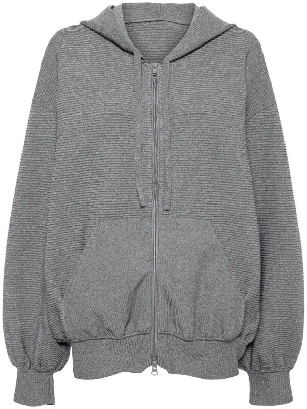 JNBY Knitted Hooded Cardigan