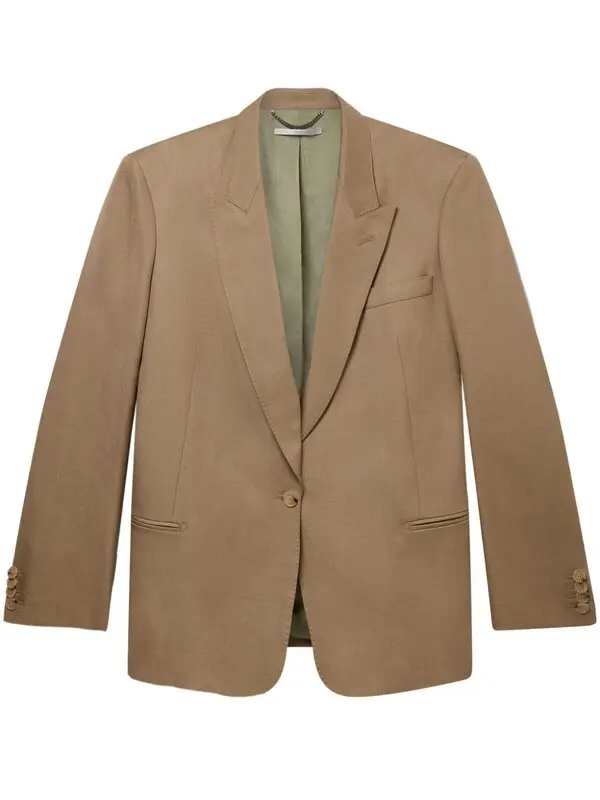 Stella McCartney Peak-lapel Single-breasted Blazer - Neutrals