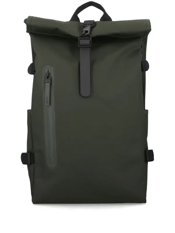 Rains Large Rolltop Backpack - Green