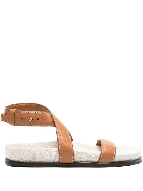 TOTÊME Chunky Leather Sandals - Neutrals