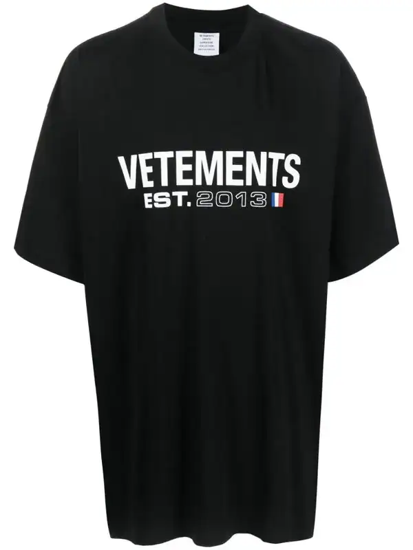 Vetements Logo-Print T-Shirt - Black - 15% Off | Editorialist