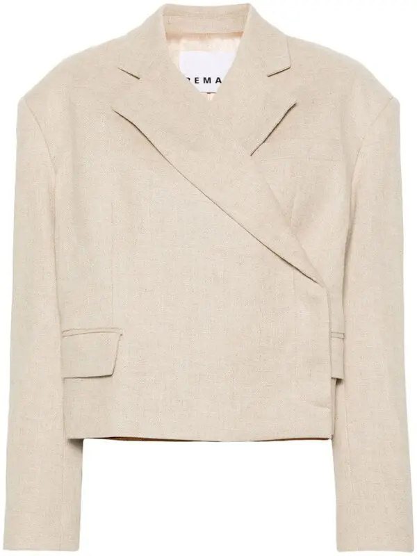 Remain Birger Christensen Cropped Wrap Blazer