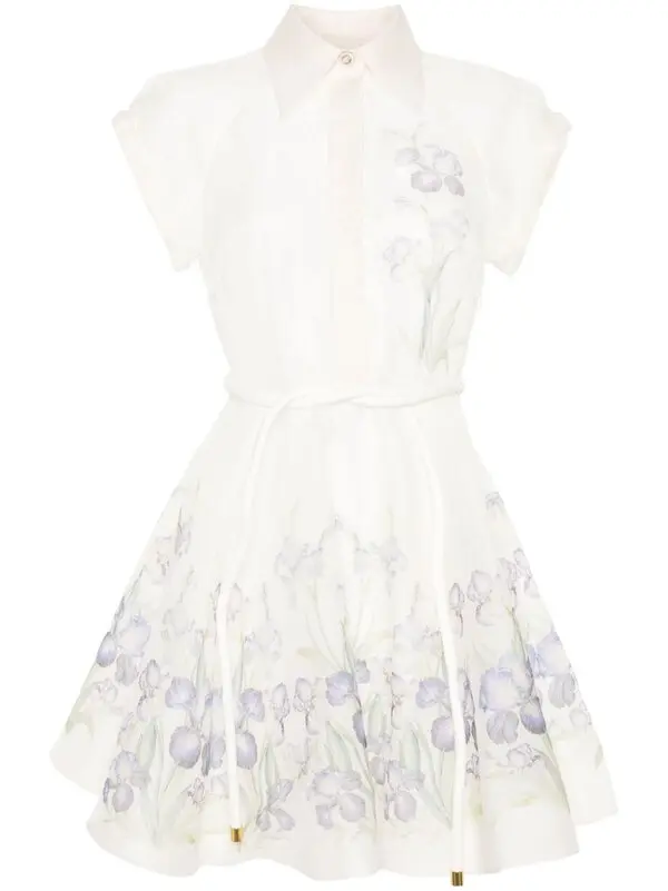 Zimmermann Natura Flip Floral-print Minidress