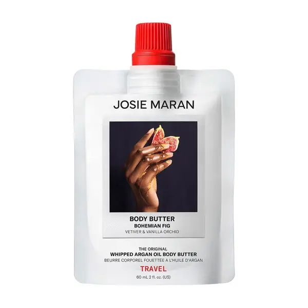 JOSIE MARAN Mini Bohemian Fig Whipped Argan Oil Refillable Firming Body Butter