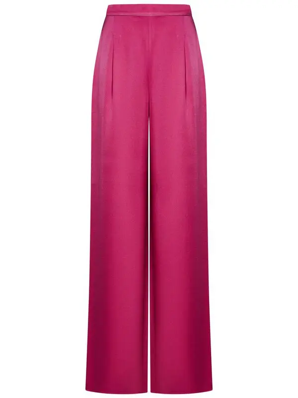 Buy Max Mara Maxmara Studio Trousers - Fuchsia At 33% Off | Editorialist