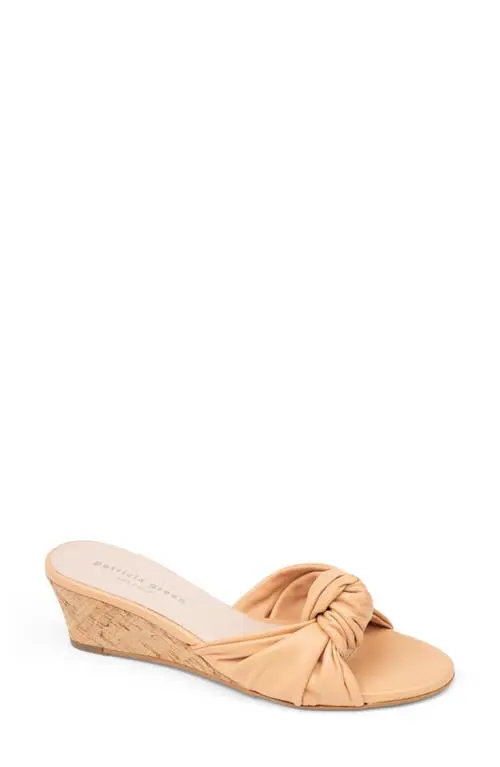 PATRICIA GREEN Savannah Wedge Slide Sandal - Beige