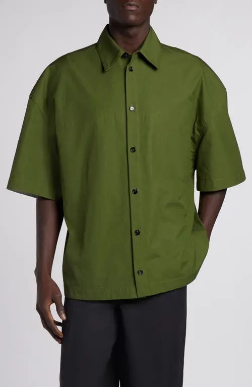 Bottega Veneta Oversize Short Sleeve Button-up Shirt