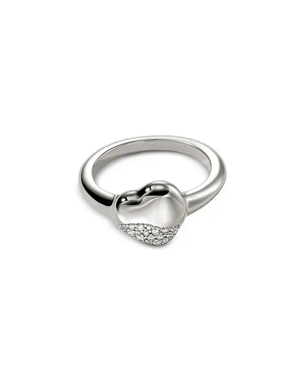 John Hardy Sterling And Diamond Ring