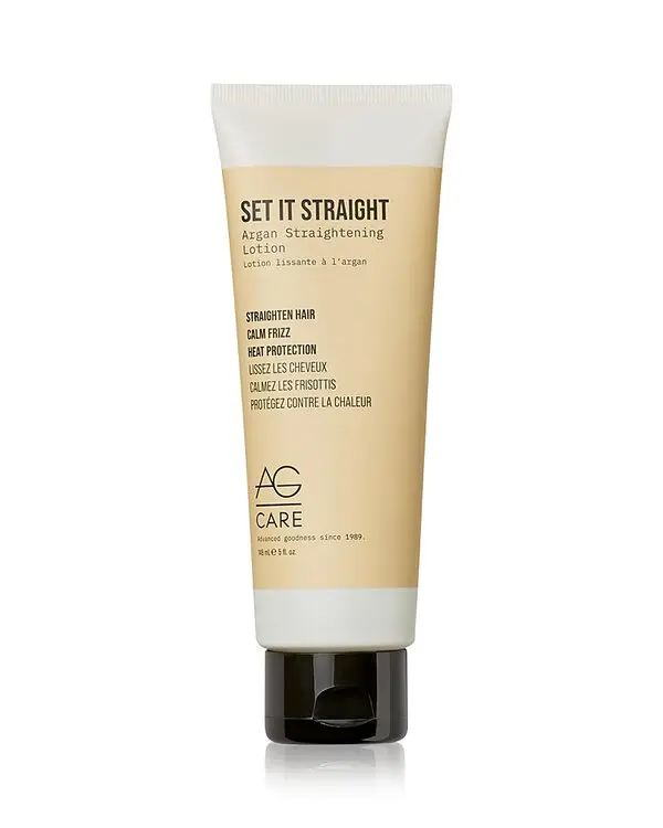 AG CARE Set It Straight Argan Straightening Lotion 5 Oz