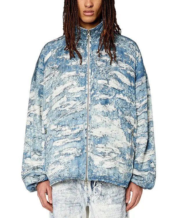 Diesel J-alston Printed Windbreaker Jacket
