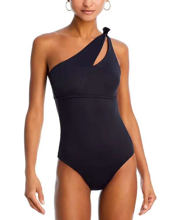 Becca By Rebecca Virtue Asymmetric Cutout One Piece Swimsuit