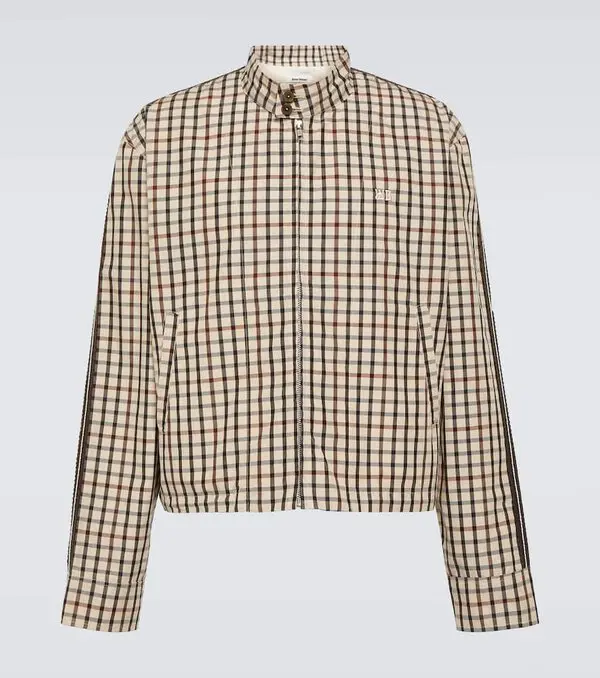 WALES BONNER Path Harrington Checked Jacket
