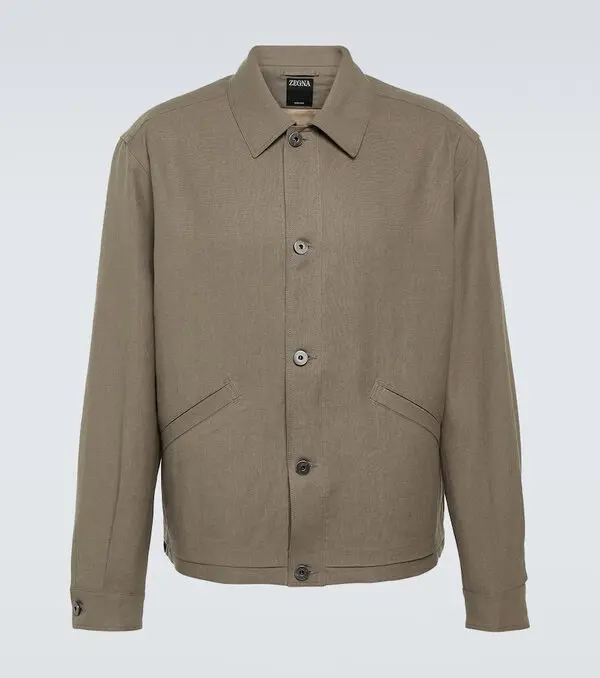 Zegna Linen Overshirt