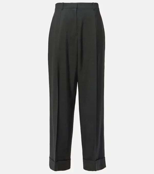 THE ROW Tor Palazzo Pants - Grey