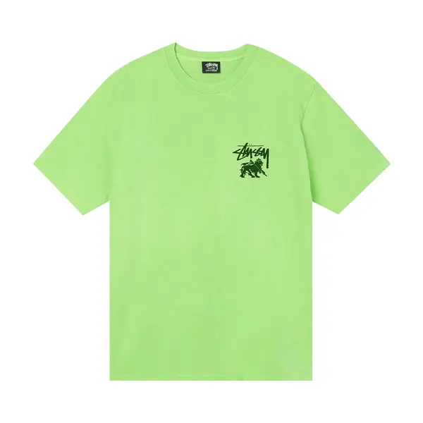 StÜssy Rasta Dot Pigment Dyed Tee - Green