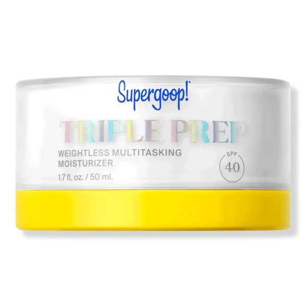 SUPERGOOP Triple Prep Weightless Multitasking Moisturizer Spf 40 Face Sunscreen - One-color