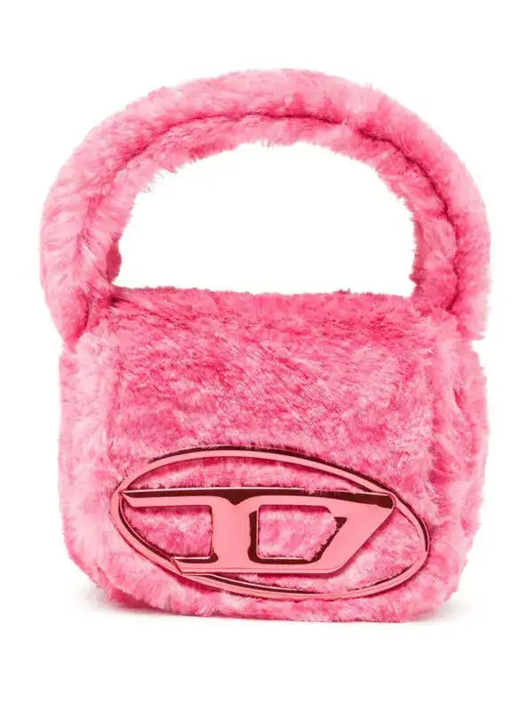 Diesel 1dr Fluffy Mini Tote Bag - Pink | Editorialist