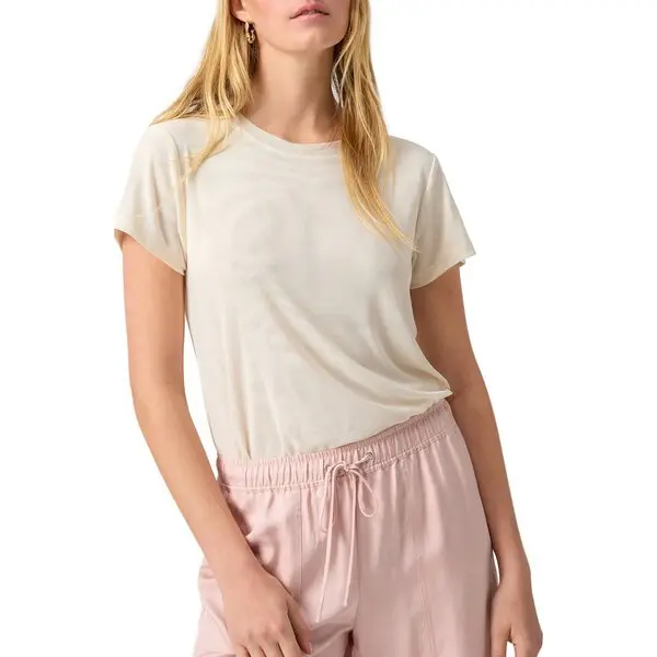 Sanctuary Perfect Mesh T-shirt - Birch