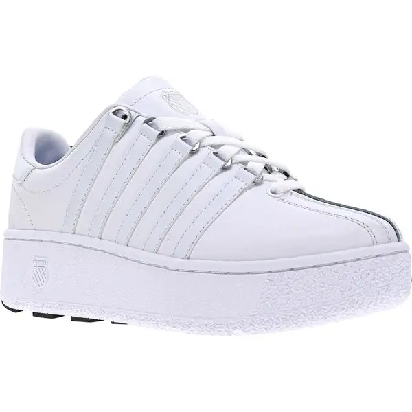 K-Swiss Classic Vn Platform Sneakers - White/white