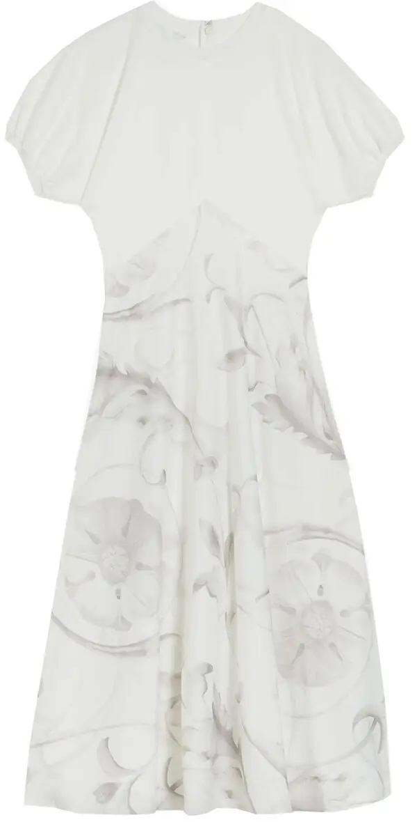 Buy Ted Baker London Magyleeponte Bodice With Satin Slip Skirt Dress Ivory - White At 5% Off ...