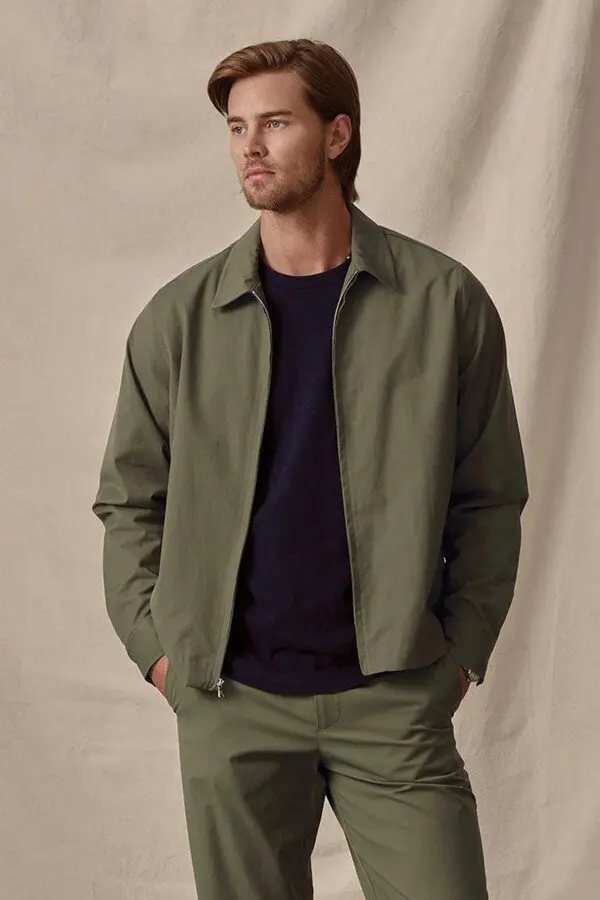 Velvet By Graham & Spencer Alton Poplin Zip-up Jacket