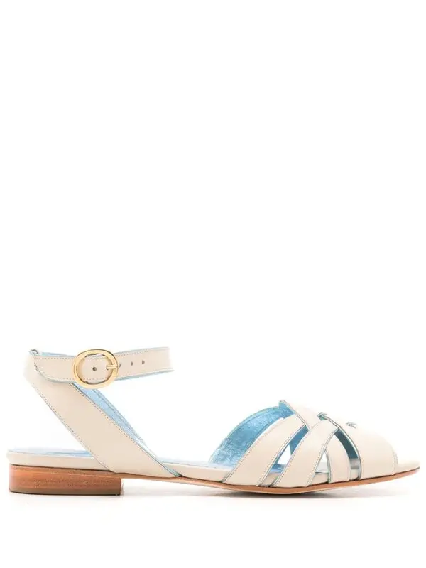 STUDIO CHOFAKIAN Rasteira Matisse Leather Sandals