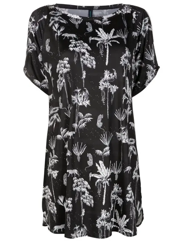 LYGIA & NANNY Allat Botanical-print Tunic Dress