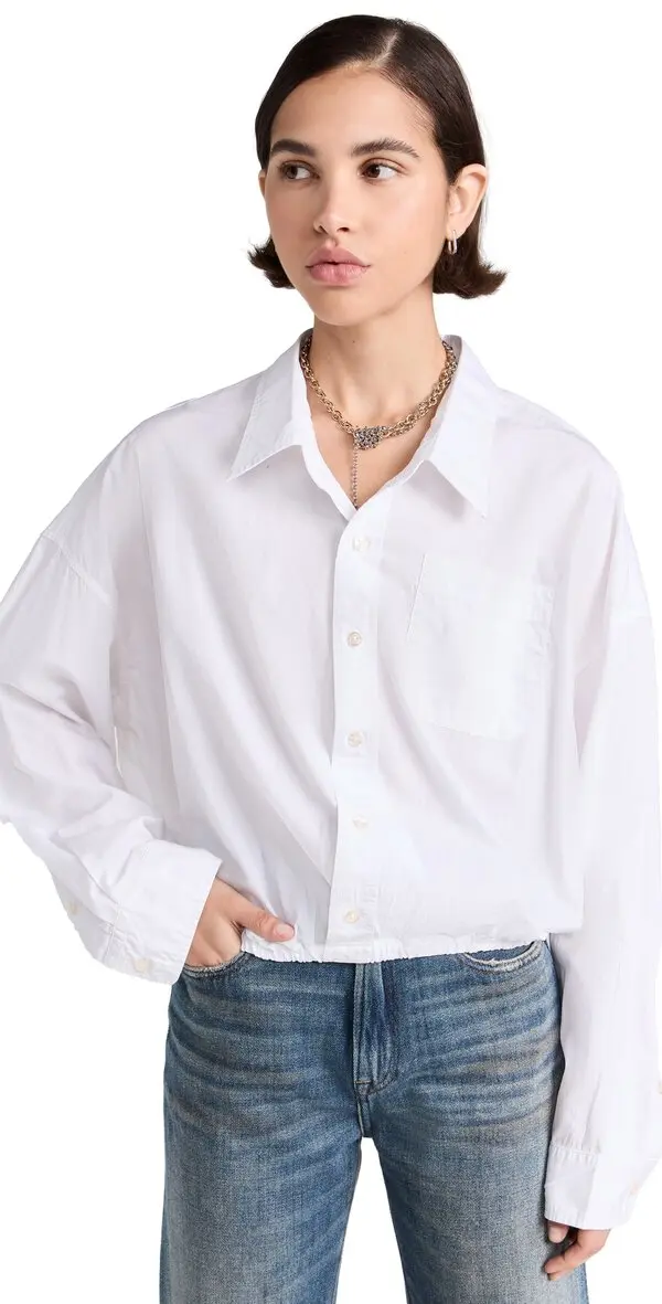 R13 Crossover Bubble Shirt