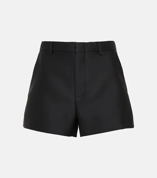 Gucci Wool And Silk Gabardine Shorts