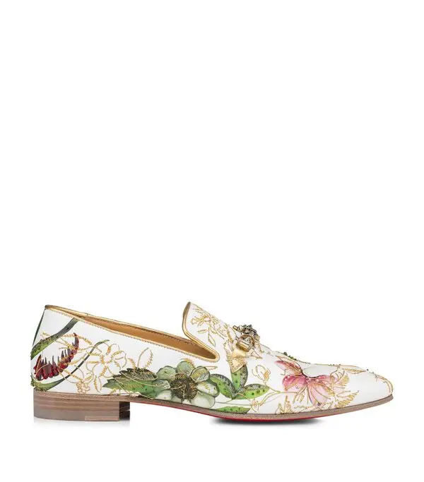 Christian Louboutin Dandyswing Floral Print Loafers - Multi  display picture 1