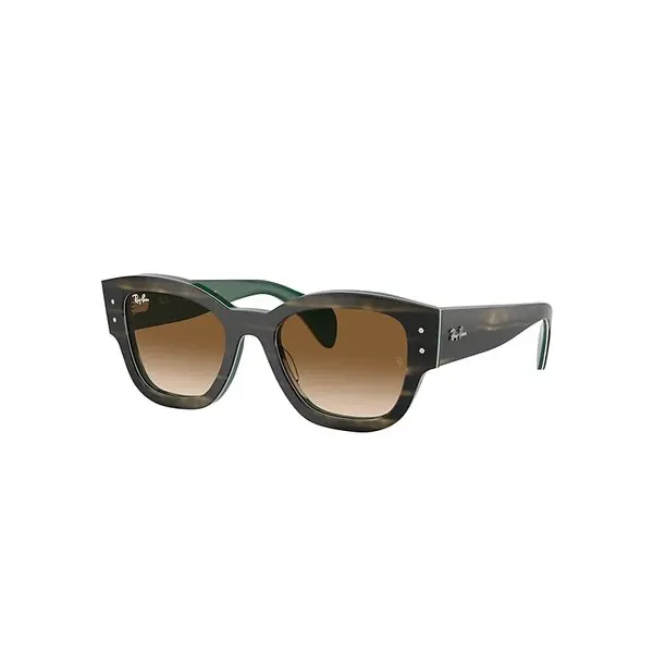 Ray-ban Jorge Sunglasses - Striped Green On Green