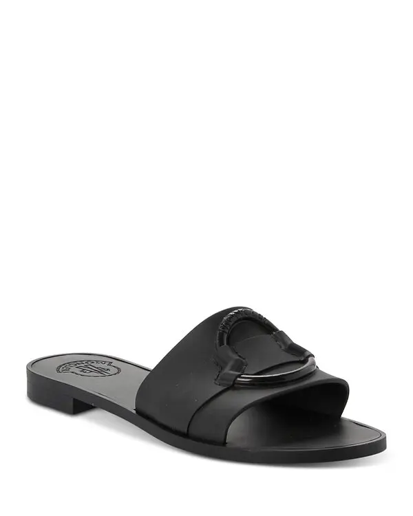 Moncler Mon Slide Sandals - Black