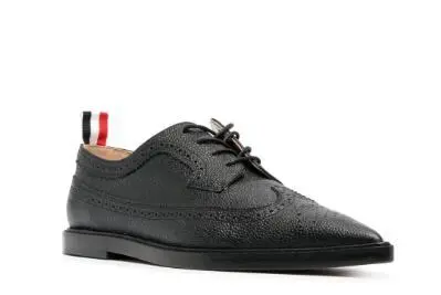 Thom Browne Pointed-toe Leather Brogues