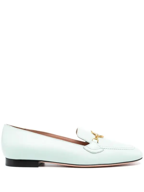 Bally Daily Emblem Leather Loafers - Green