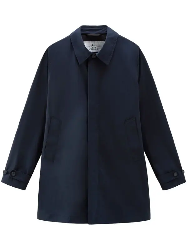 Woolrich City Trench Coat - Blue