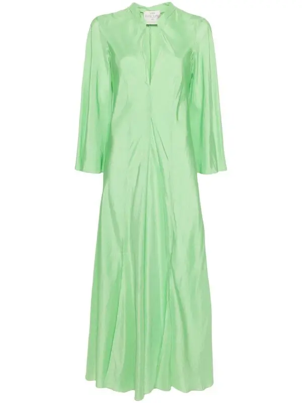 FORTE_FORTE V-neck Maxi Dress