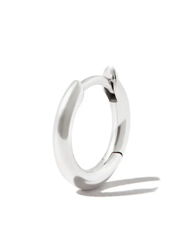 SPINELLI KILCOLLIN 18k White Gold Micro Single Hoop Earring
